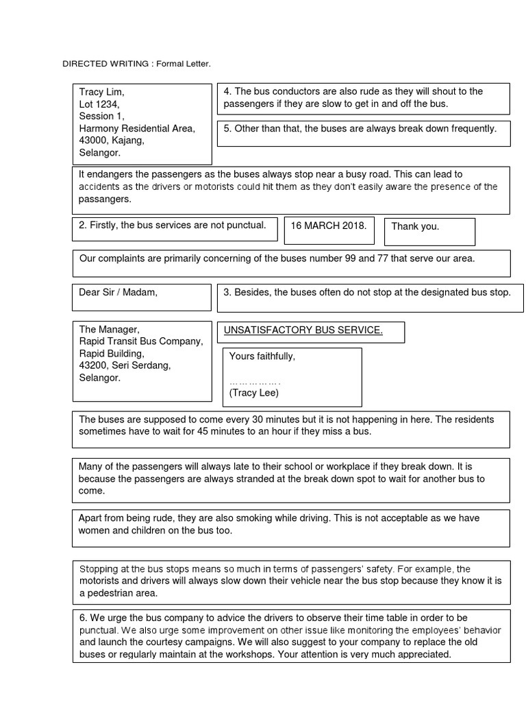 f5 DIRECTED WRITING Formal Letter | PDF