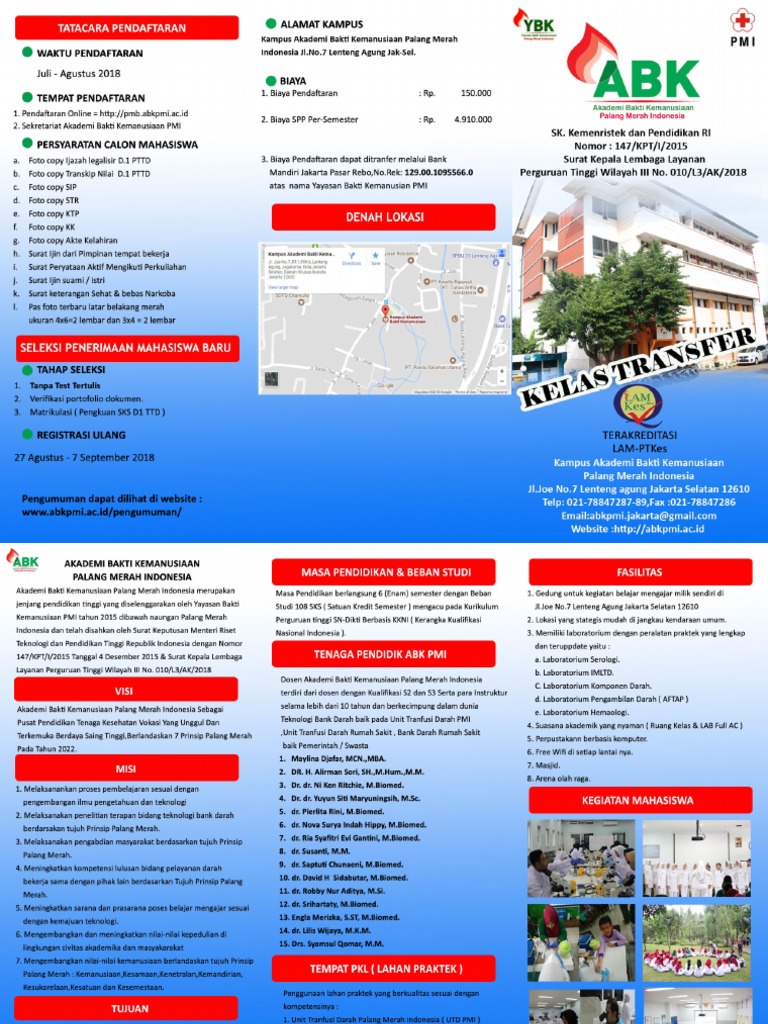 Brosur ABK Kelas B PDF | PDF