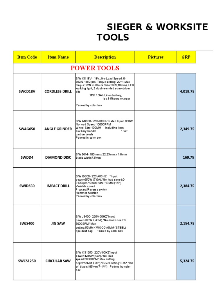 Worksite For Email | PDF | Hammer | Steel