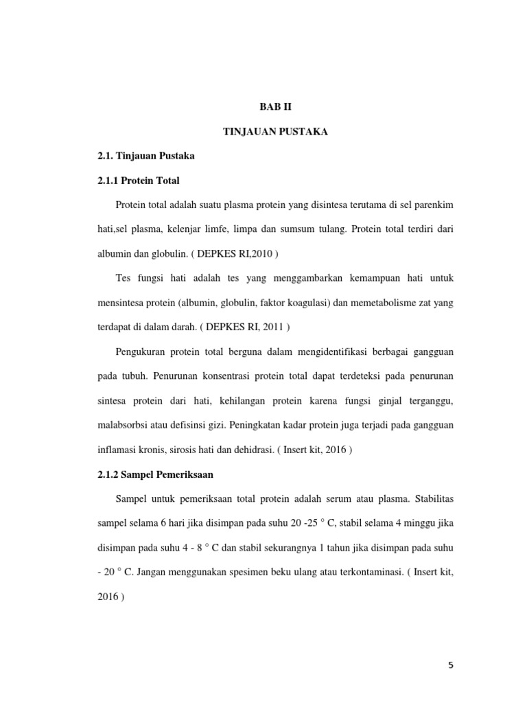 Total Protein PDF | PDF