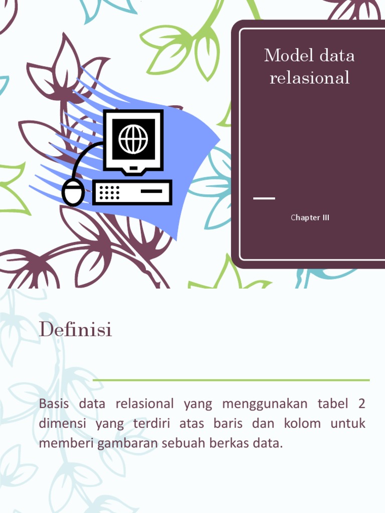 Chapter III (Model Data Relasional) | PDF