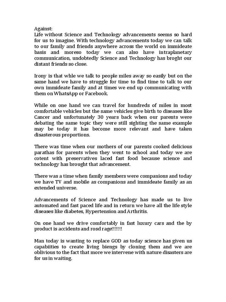 Science Boon or Bane | PDF | Nuclear Weapons | Science