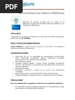 Solución Oftálmica Clodex | PDF | Glaucoma | Corticosteroides