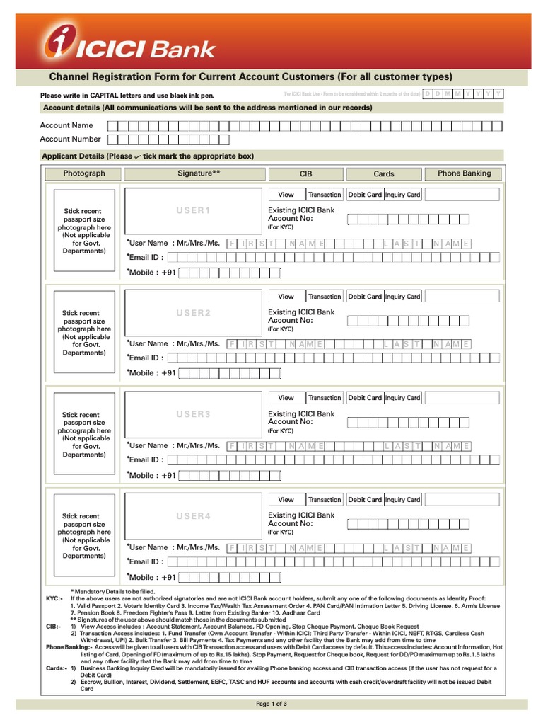 CRF - For All Customers PDF | PDF | Identity Document | Banks