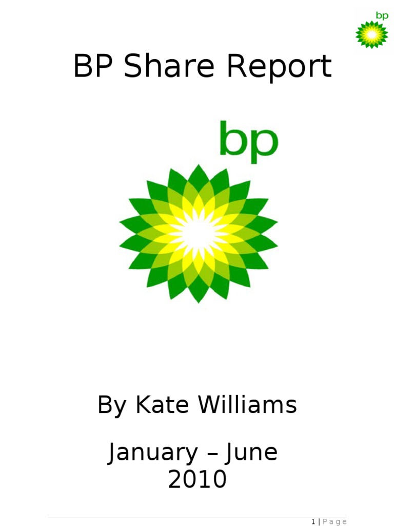 BP Report New | PDF | Bp | Stocks