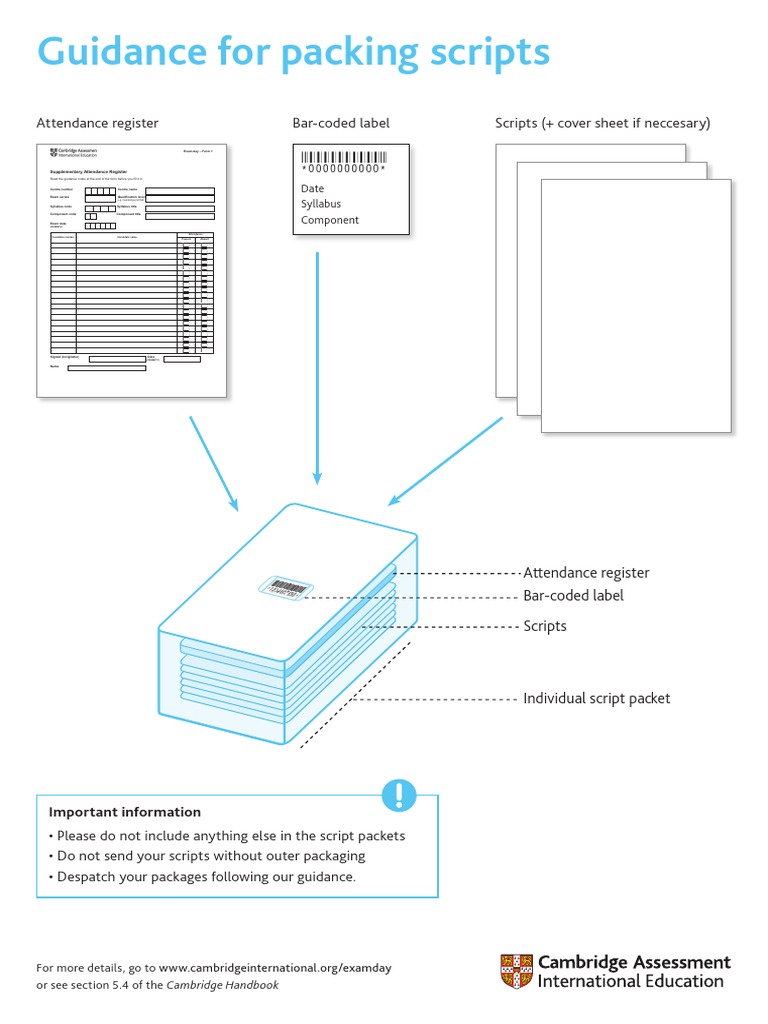 Guidance For Packing Scripts: 0000000000 Date Syllabus Component | PDF ...