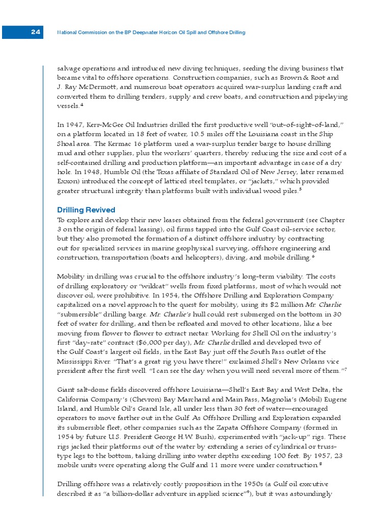 History of Onshore Oil Drilling PDF | PDF | Offshore Drilling ...
