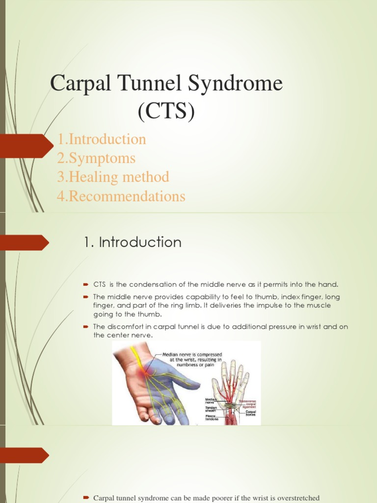 Carpal Tunnel Syndrome (CTS) | PDF | Carpal Tunnel Syndrome | Hand