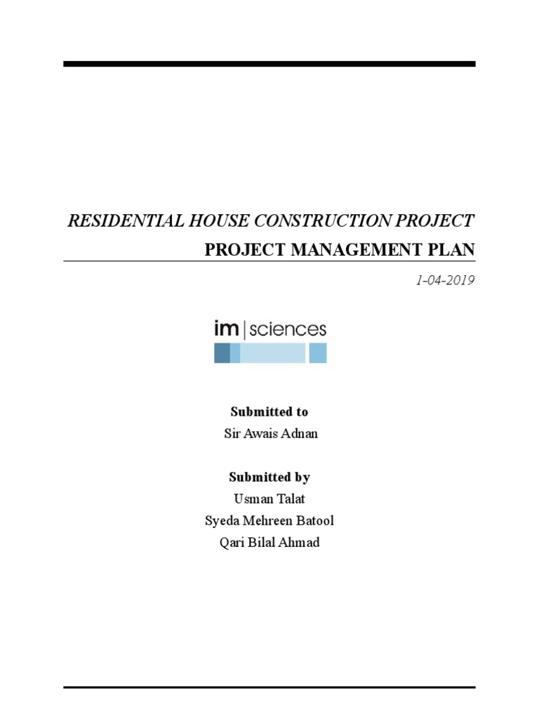 Project Summary & Description | PDF | Construction Management | Project ...