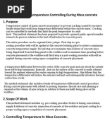 Work Procedure For The Concrete Pouring of Remaining Operating Deck Slab | PDF | Concrete ...