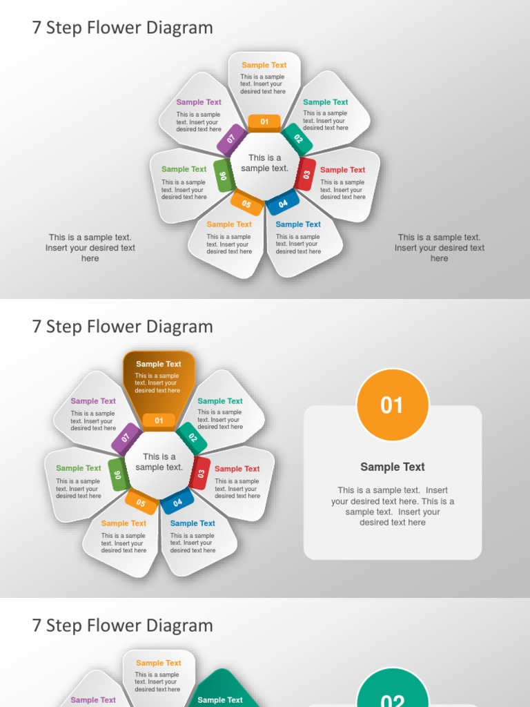 FF0199 01 Free Flower Diagram Powerpoint | PDF | Microsoft Power Point ...