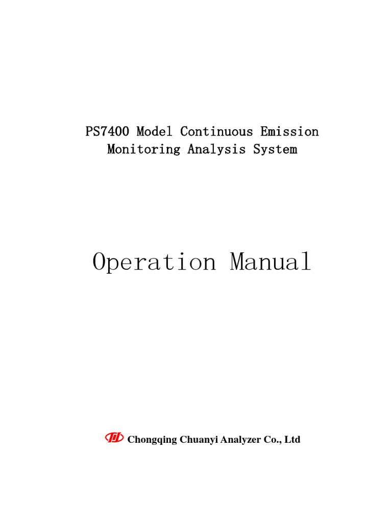 PS7400 Continuous Emission Monitoring Guide | PDF | Hvac | Pipeline ...