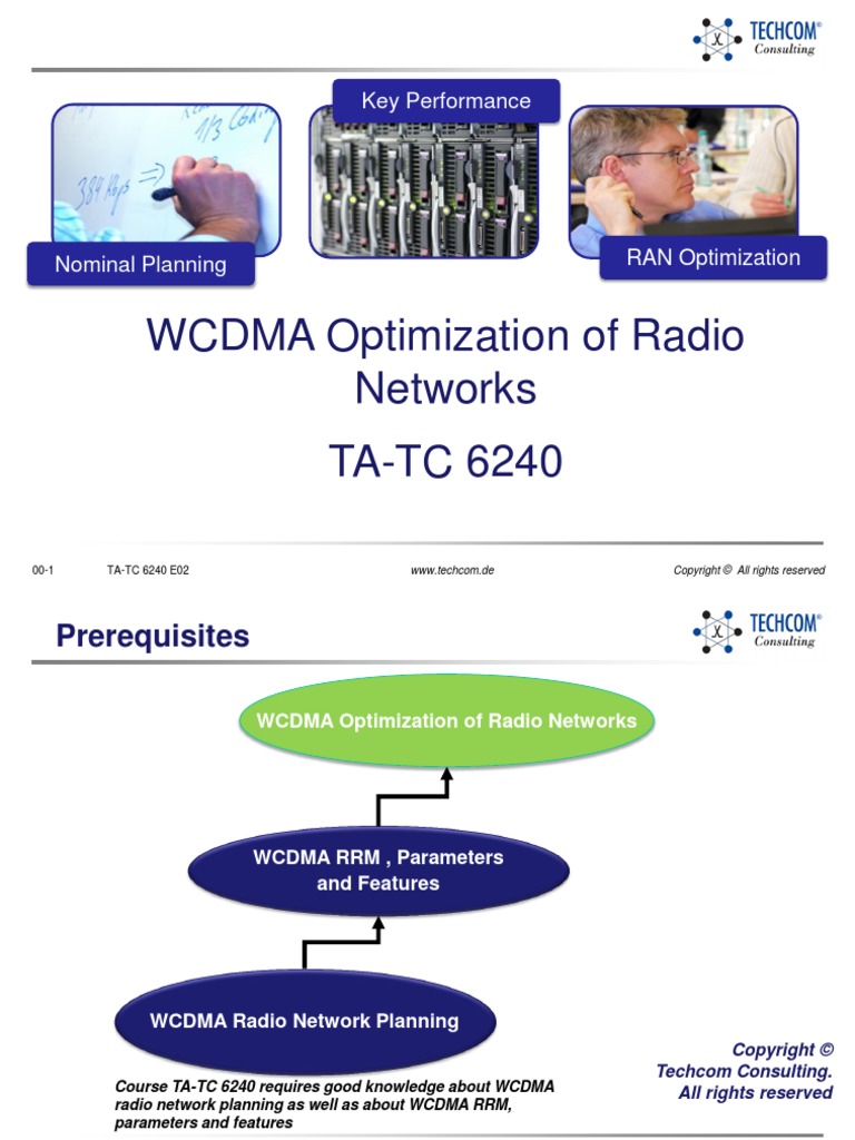 WCDMA Optimization of Radio Networks TA-TC 6240: Key Performance | PDF | High Speed Packet ...