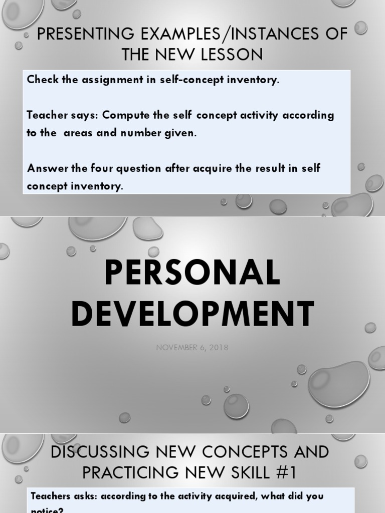 Personal Development | PDF | Self Concept | Self