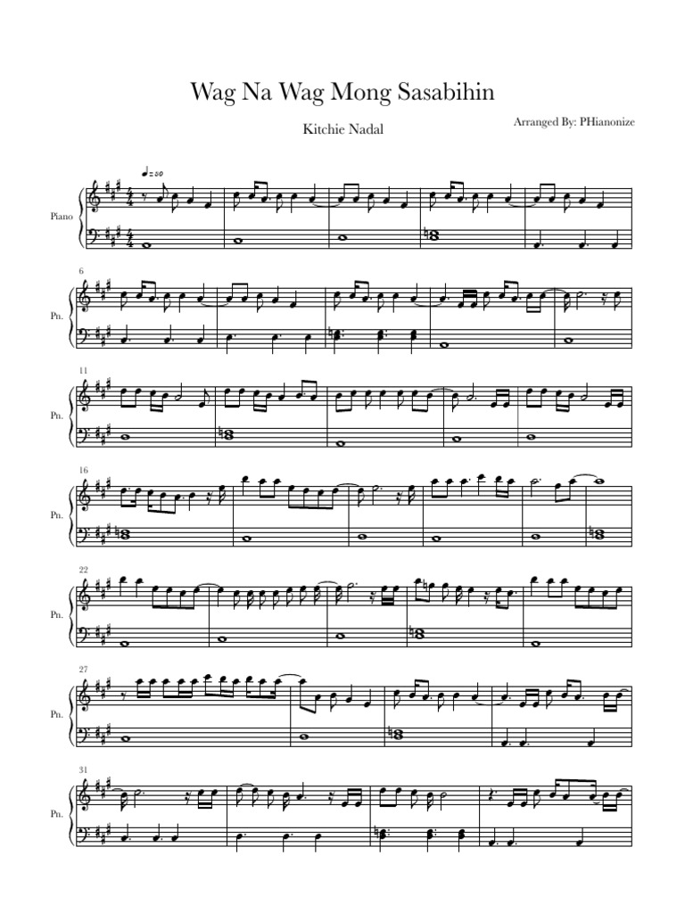 Wag Na Wag Mong Sasabihin 1 | PDF