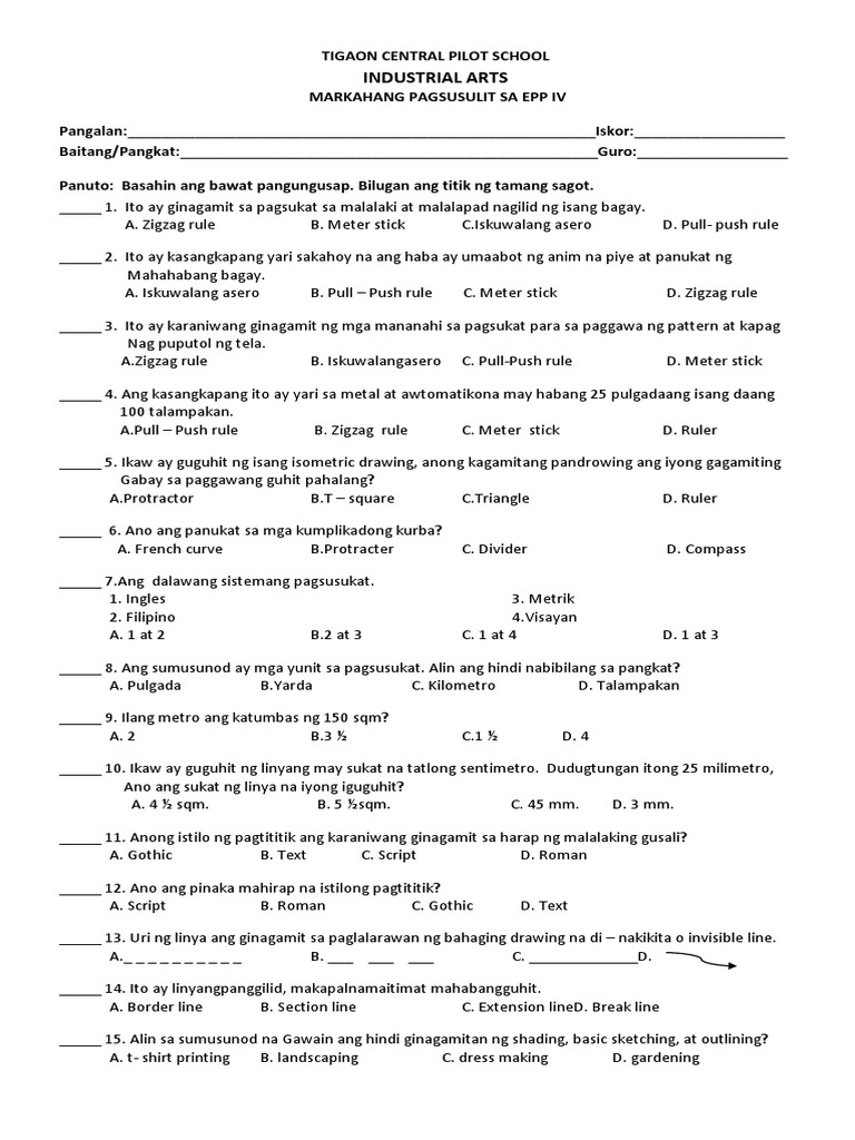 Ia - Epp 4 - Q4 | PDF