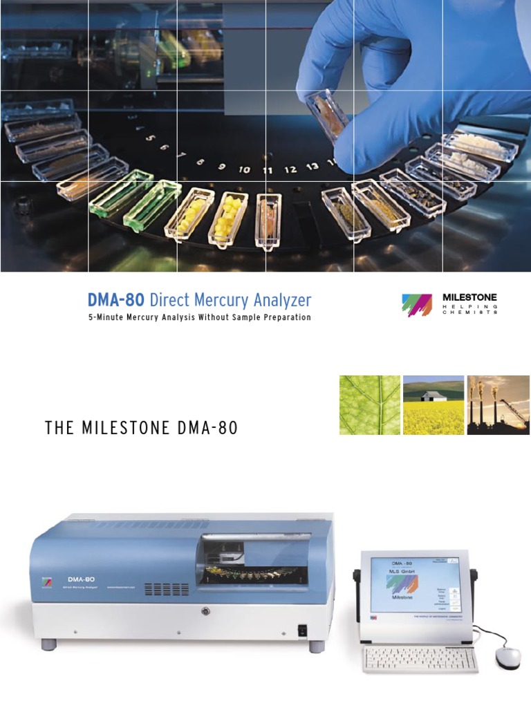 Milestone Direct Mercury Analyzer DMA 80 PDF | PDF | Spectrophotometry ...