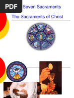 Symbols of The 7 Sacraments | PDF | Baptism | Bishop
