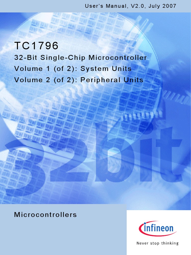 tc1796 Um v2.0 2007 07 PDF | PDF | Electronic Design | Office Equipment