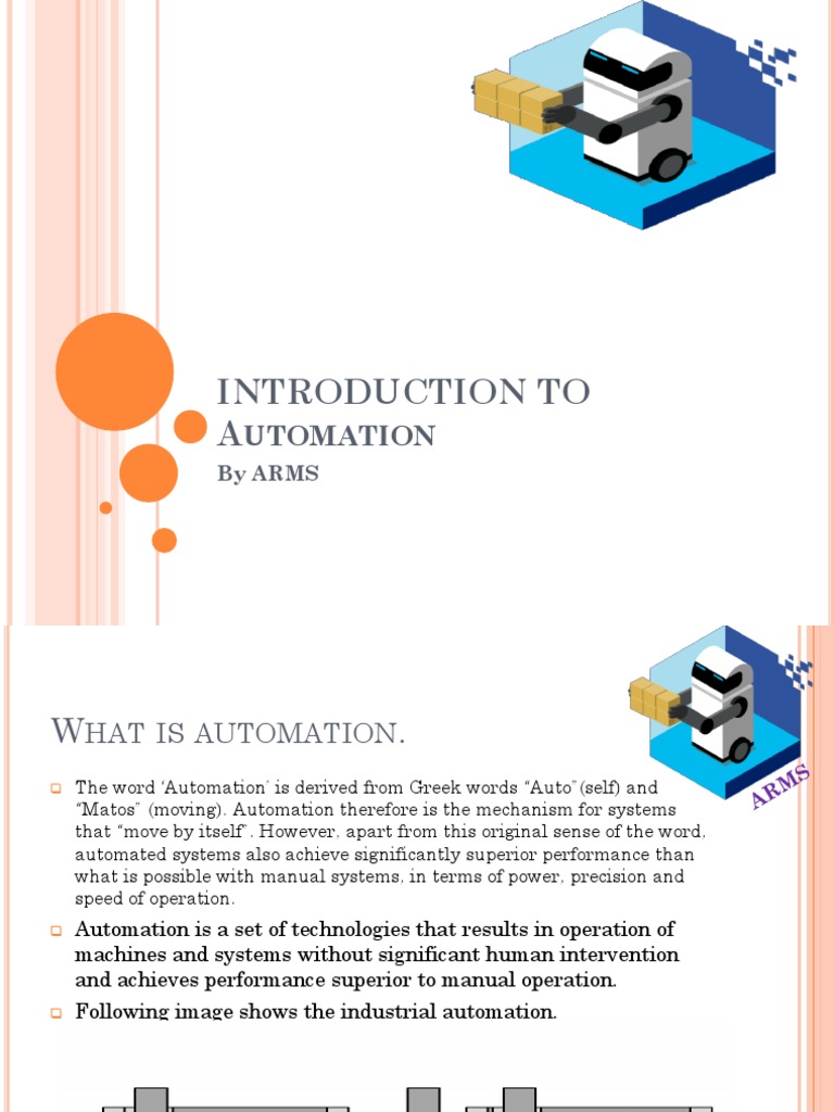 Introduction To Automation - v2 | PDF | Automation | Programmable Logic ...