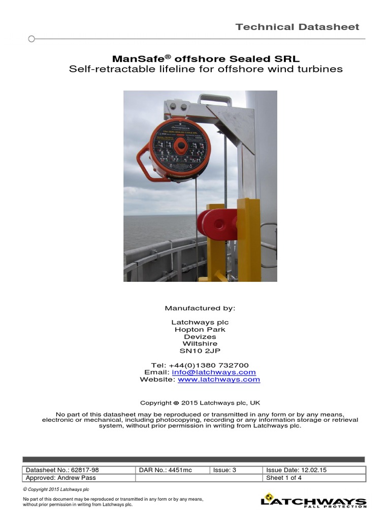 Sealed SRL Data Sheet | PDF | Stainless Steel | Manufactured Goods