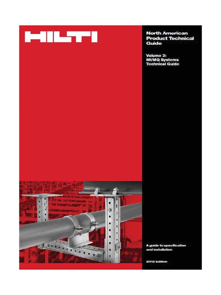 Hilti MI/MQ Technical Guide 2012 | PDF | Corrosion | Stainless Steel