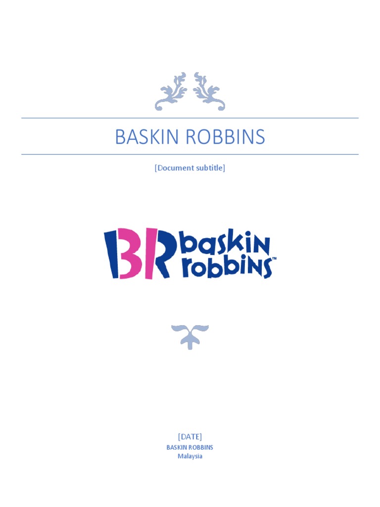 Baskin Robbins | PDF | Earnings Before Interest | Revenue