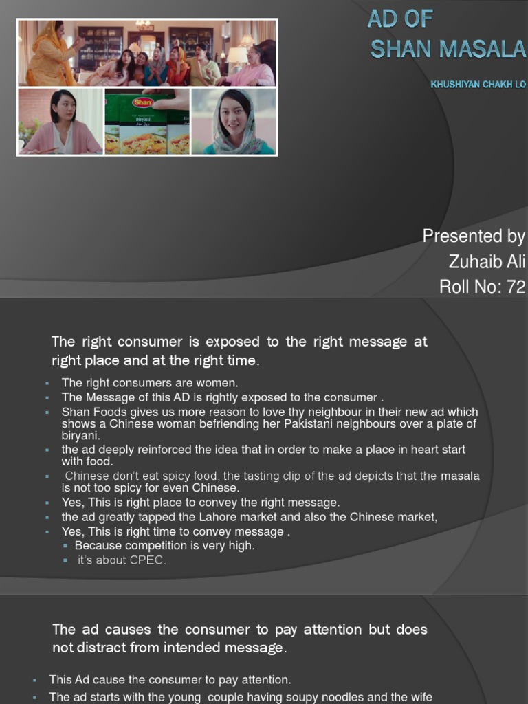 Shan Masala Ad | Download Free PDF | Advertising | Brand