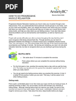 Progressive Relaxation Script | PDF