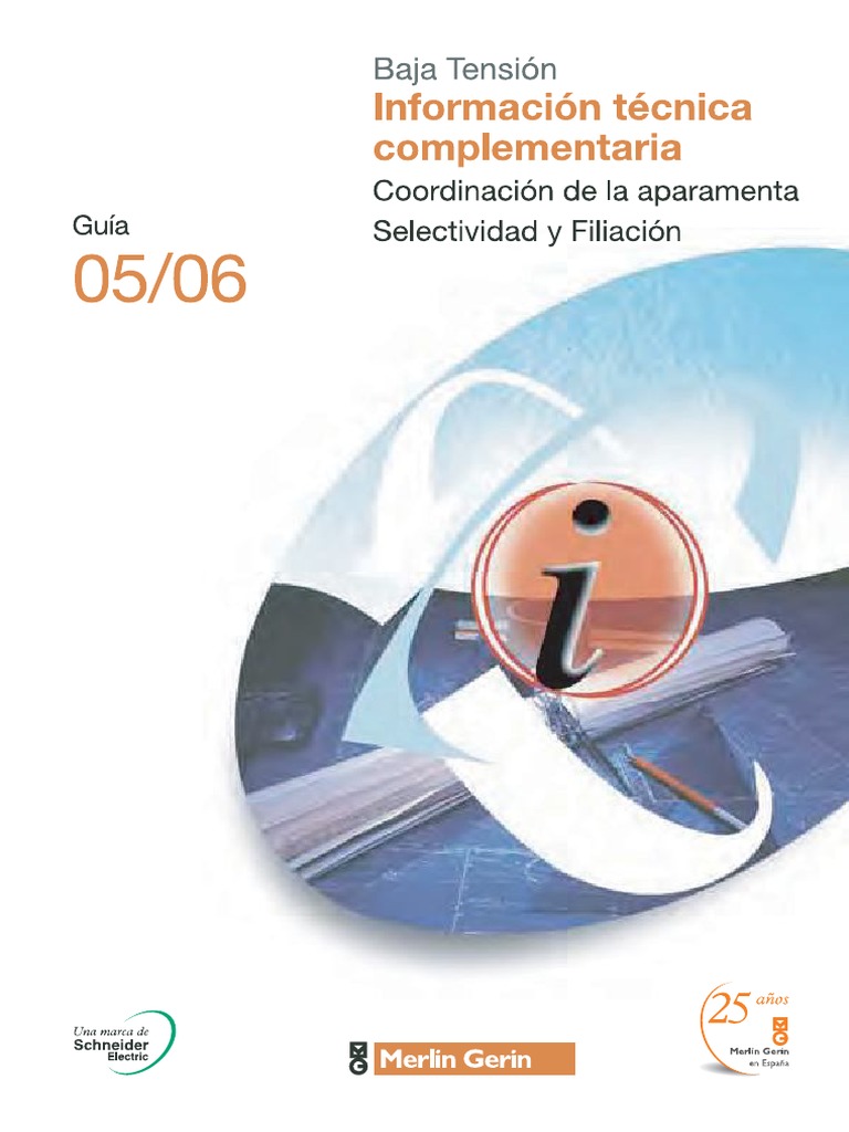 Tablas de Selectividad y Filiación Schneider 2009 (Ejemplo Pagina 41) PDF | PDF