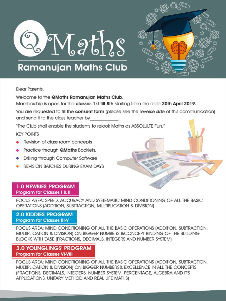 Flyer | PDF | Multiplication | Subtraction