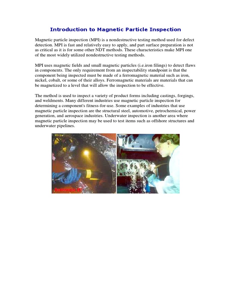 Introduction To Magnetic Particle PDF | PDF | Magnetic Field | Electric ...