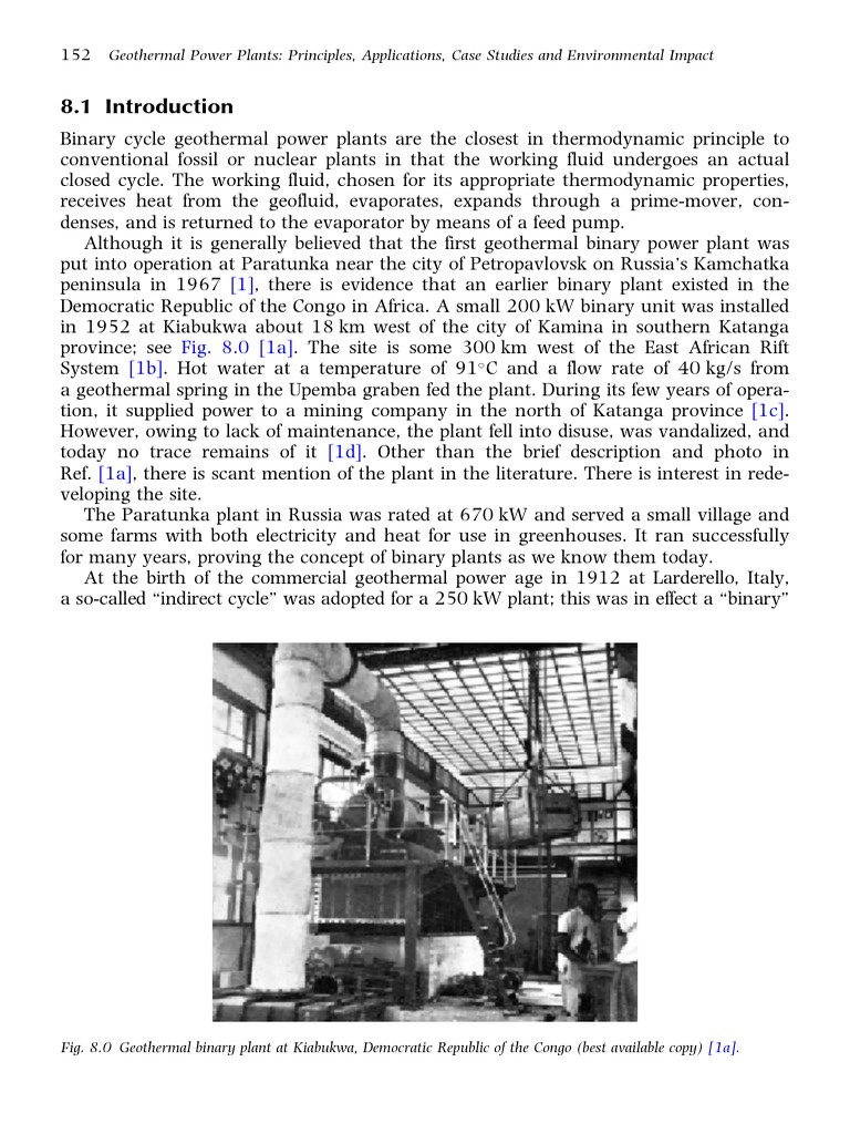 Geothermal Power Plants: Principles, Applications, Case Studies and ...