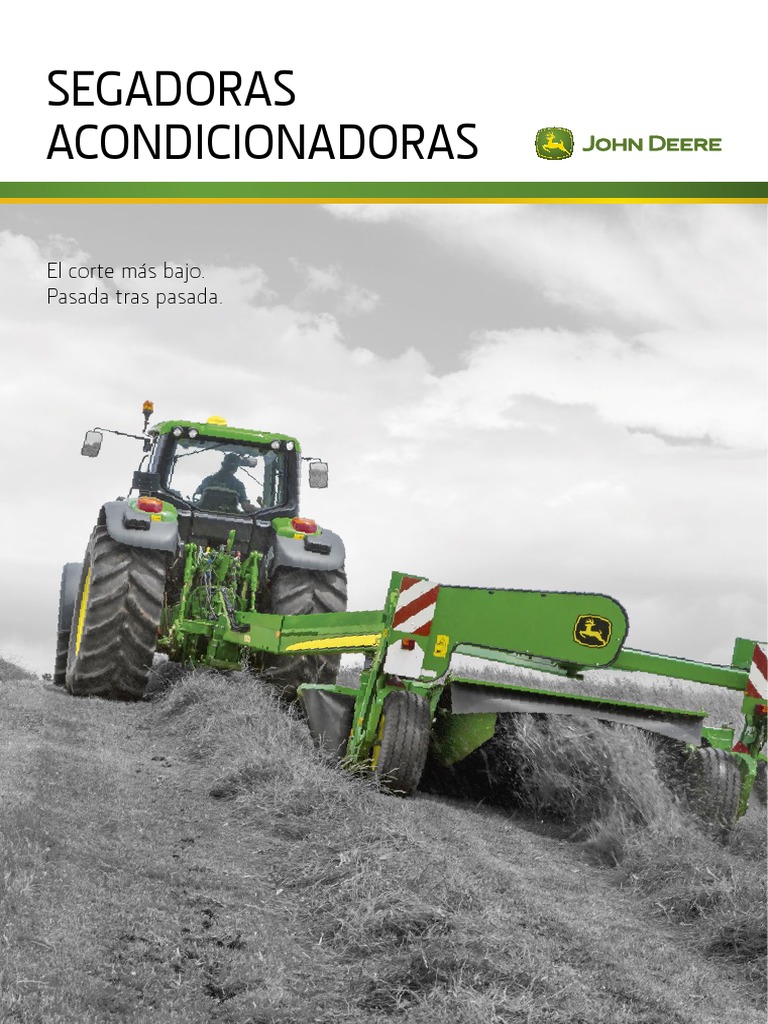 Segadoras Acondicionadoras PDF | PDF | Tractor | Engranaje