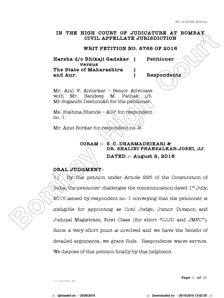 Civil Judge LLB Papers | PDF | Advocate | Law School