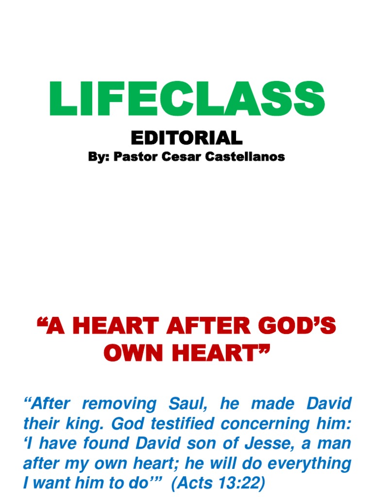 Life Class Week 1 | PDF | David | Soul