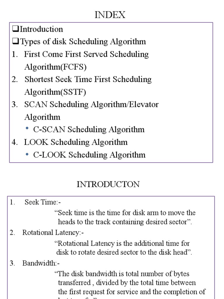 Disk Scheduling Algorithms | PDF | Scheduling (Computing) | Algorithms ... Disk Scheduling Algorithms | PDF | Scheduling (Computing) | Algorithms ...