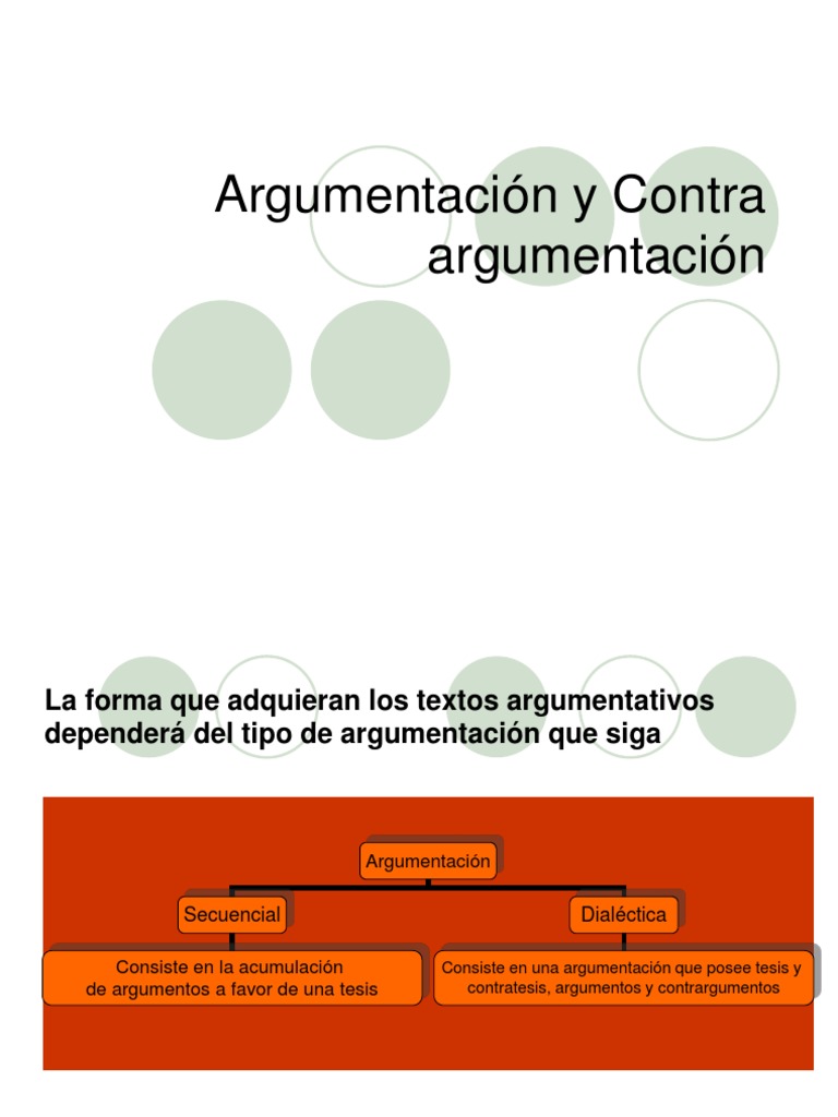 Argumento y Contraargumento | PDF | Casco | Lengua española