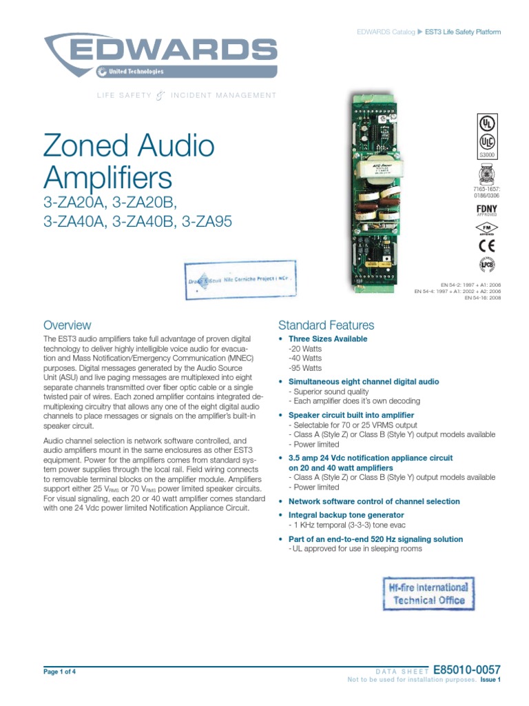 EST3 Amp | PDF | Amplifier | Loudspeaker
