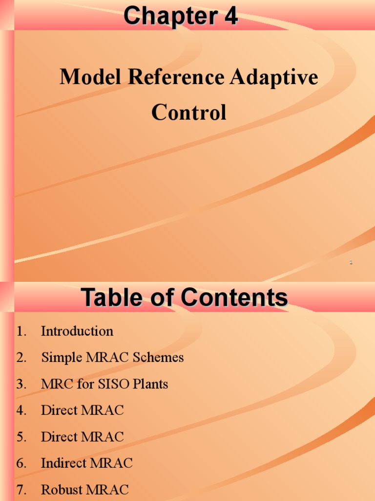 Model Reference Adaptive Control | PDF | Rotation Around A Fixed Axis ...