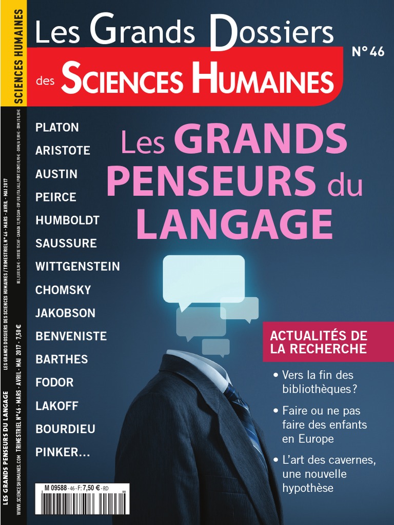 Les Grands Penseurs Du Langage PDF | PDF | Bibliothèques | France