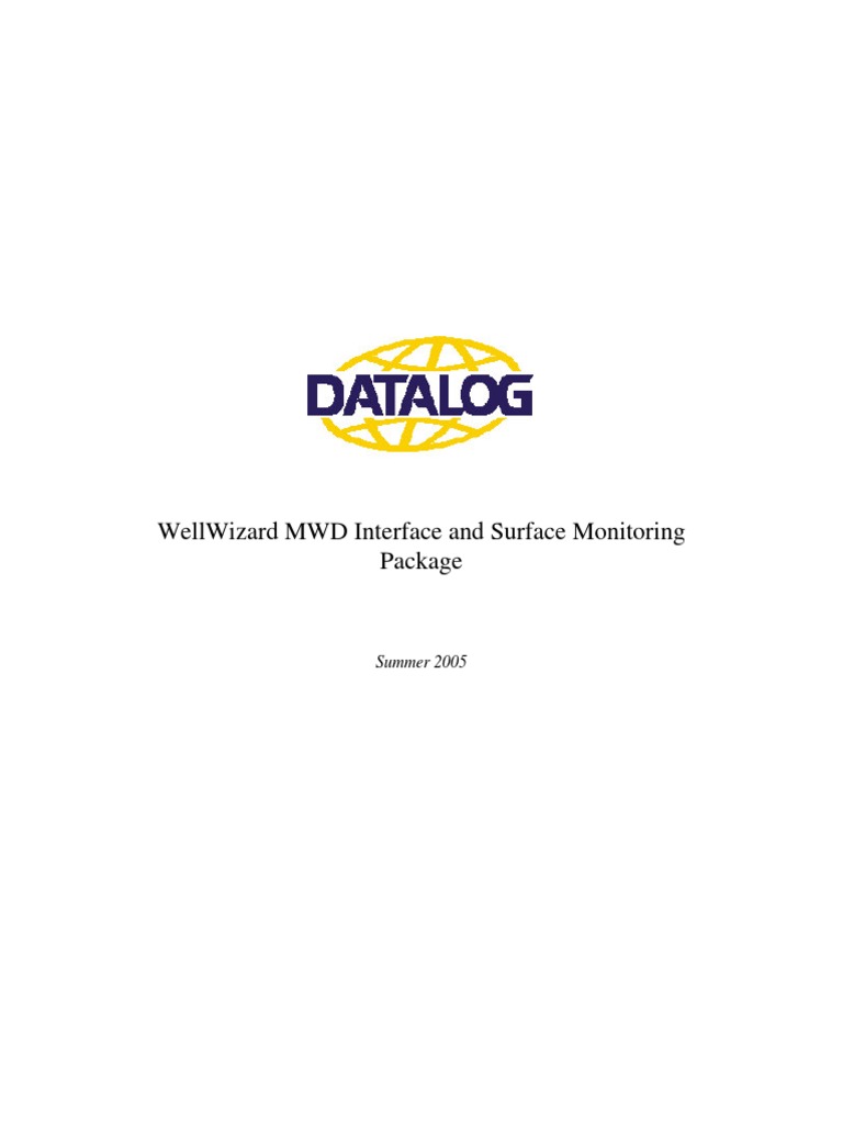 WellWizard MWD Configuration Guide | PDF | Sensor | World Wide Web