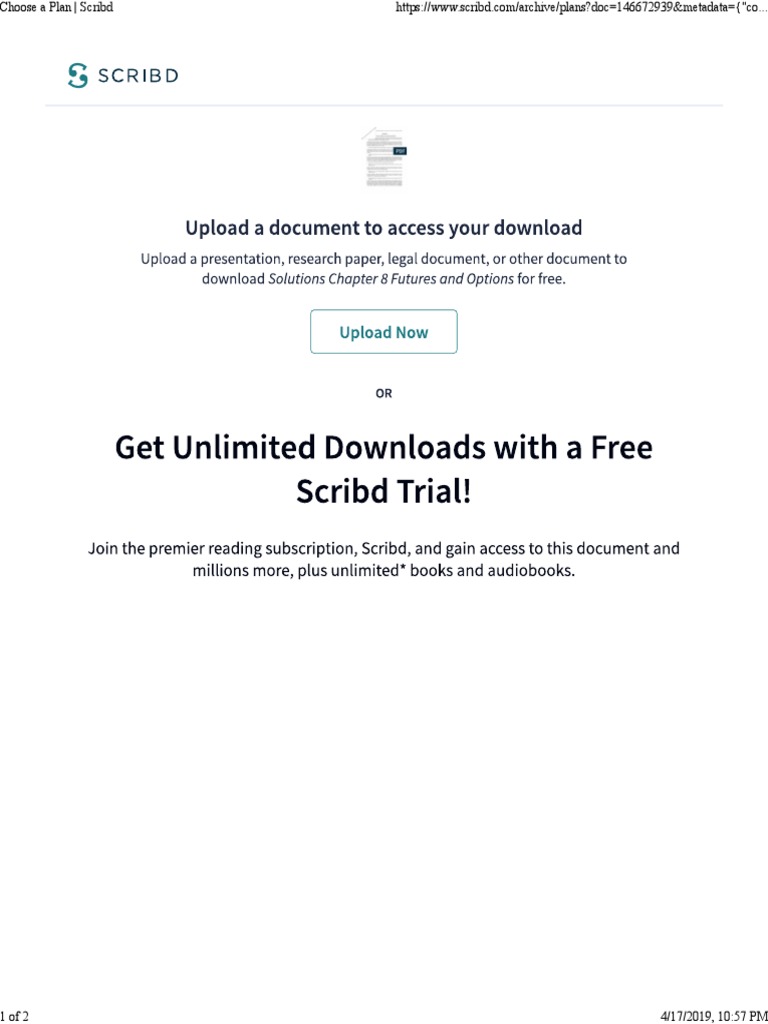 Scribd Subscription Plans | PDF | Art | Computers
