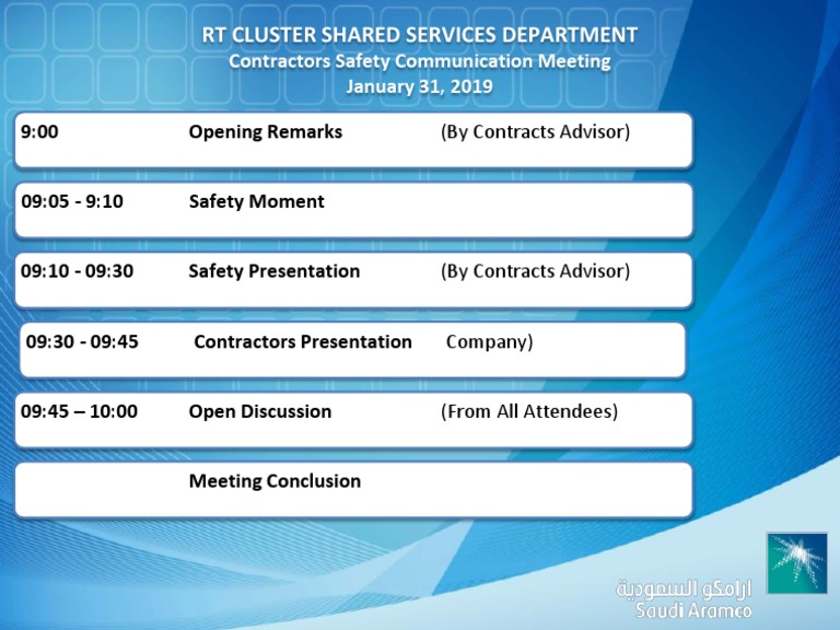 Monthly Communication Meeting Agenda | PDF