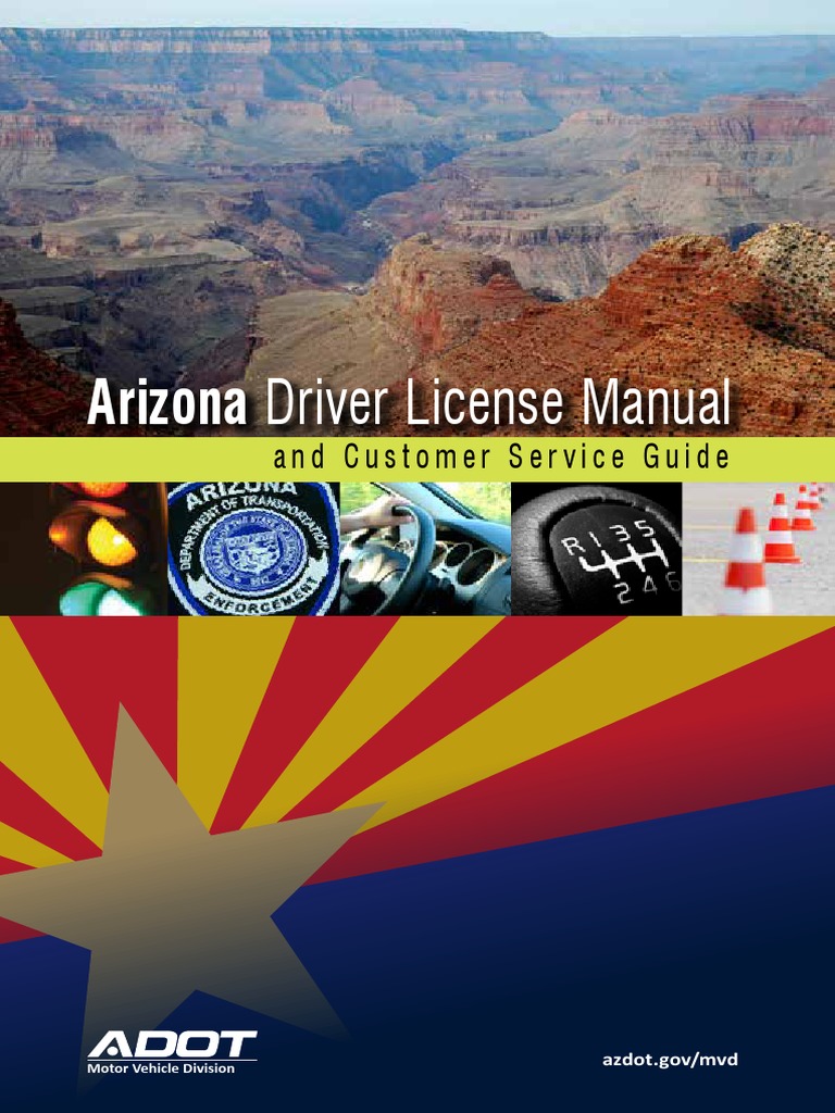 Arizona Driver License Manual: and Customer Service Guide | PDF ...