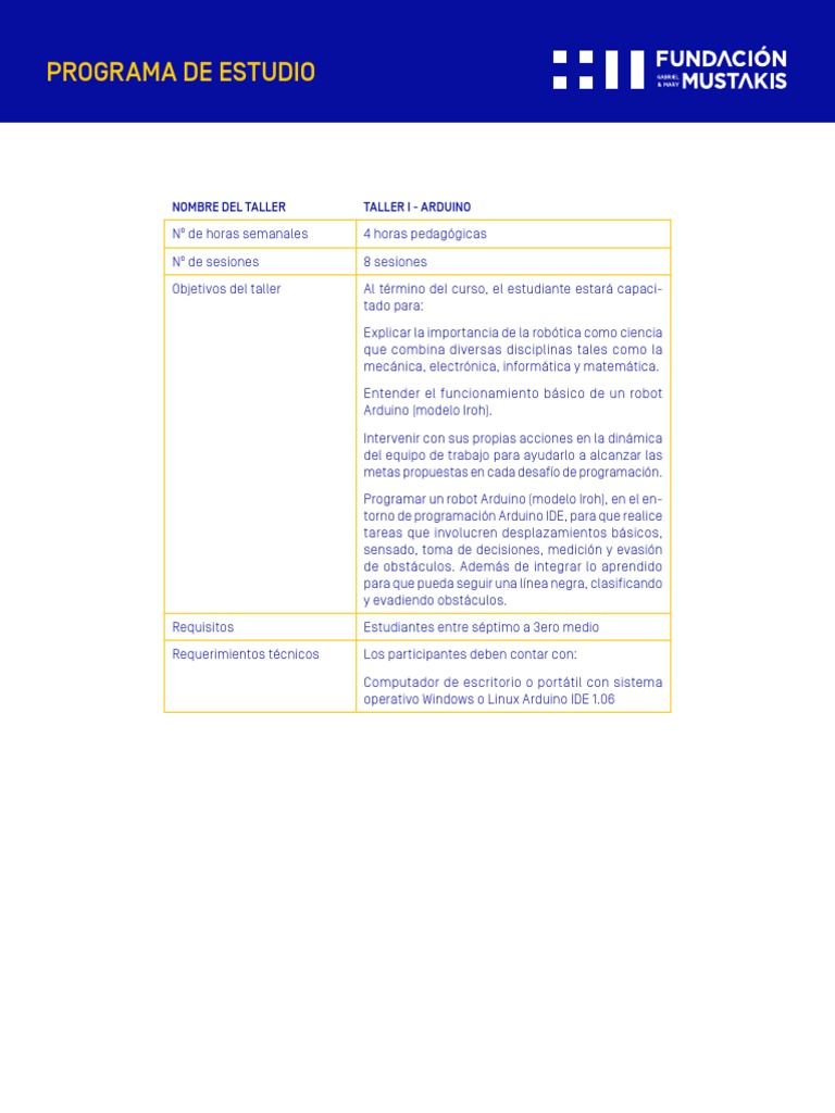ROB 001 Arduino Programa | PDF | Programa de computadora | Programación