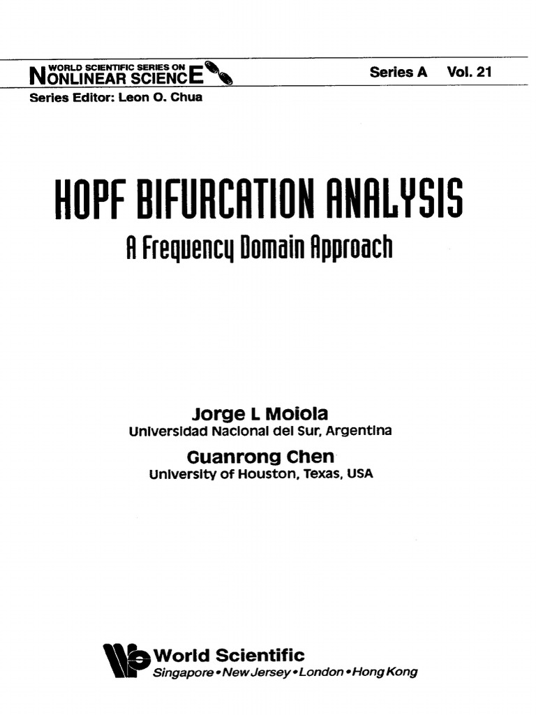 Hopf Bifurcation Analysis: 0 Frequency Domain Approach | PDF ...