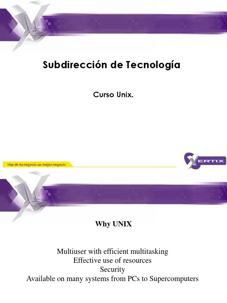 Curso Unix Primer Nivel | PDF | Filename | Unix