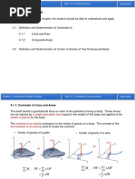 Centroids Formula PDF | PDF | Area | Center Of Mass