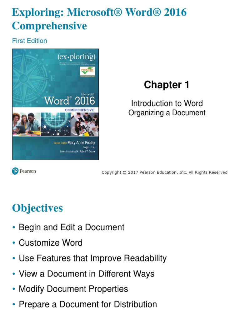 MS Word Chapter 1 | PDF | Microsoft Word | Copyright